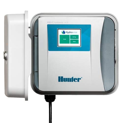 SPW Hunter Hydrawise HPC-400 4-16 Station Wi-Fi Controller Web-Based i-Phone Android App 4 Zones Expandable to 16 Zones with Optional Expansion Modules HPC400