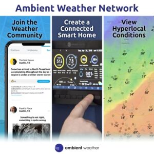 Ambient Weather WS-5000 Ultrasonic Smart Weather Station