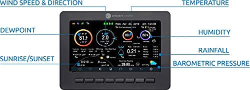 Ambient Weather WS-5000 Ultrasonic Smart Weather Station