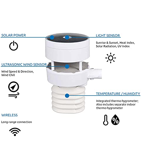 Ambient Weather WS-5000 Ultrasonic Smart Weather Station