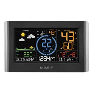 La Crosse Technology V22-WRTH-INT Professional Weather Station, Black/Silver