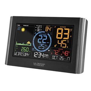 La Crosse Technology V22-WRTH-INT Professional Weather Station, Black/Silver