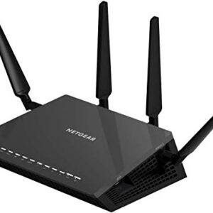 NETGEAR Nighthawk X4S Smart WiFi Router (R7800) - AC2600 Wireless Speed (up to 2600 Mbps) | Up to 2500 sq ft Coverage & 45 Devices | 4 x 1G Ethernet, 2 x 3.0 USB, and 1 x eSATA ports