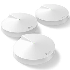 tp-link deco mesh wifi system(deco m5) –up to 5,500 sq. ft. whole home coverage and 100+ devices,wifi router/extender replacement, anitivirus, 3-pack