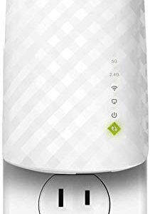 TP-Link AC750 WiFi Extender (RE220), Covers Up to 1200 Sq.ft and 20 Devices, Up to 750Mbps Dual Band WiFi Range Extender, WiFi Booster to Extend Range of WiFi Internet Connection