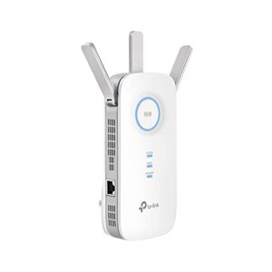 tp-link ac1900 wifi extender (re550), covers up to 2800 sq.ft and 35 devices, 1900mbps dual band wireless repeater, internet booster, gigabit ethernet port