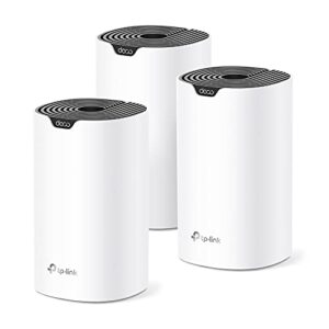 tp-link deco mesh wifi system (deco s4) – up to 5,500 sq.ft. coverage, replaces wifi router and extender, gigabit ports, works with alexa, 3-pack