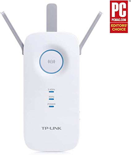 TP-Link AC1750 WiFi Extender (RE450), PCMag Editor's Choice, Up to 1750Mbps, Dual Band WiFi Repeater, Internet Booster, Extend WiFi Range further