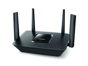 linksys ea8300 max-stream: ac2200 tri-band wi-fi router for wireless home network, uninterrupted gaming and streaming, mu-mimo (black)