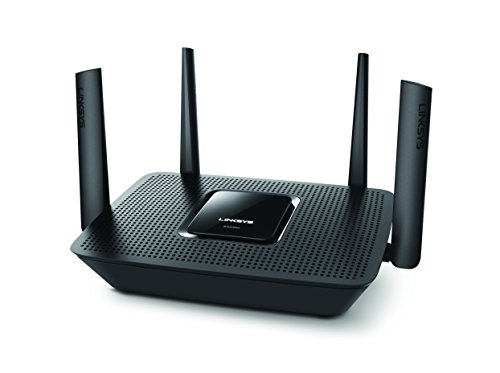 Linksys EA8300 Max-Stream: AC2200 Tri-Band Wi-Fi Router for Wireless Home Network, Uninterrupted Gaming and Streaming, MU-MIMO (Black)