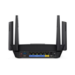 Linksys EA8300 Max-Stream: AC2200 Tri-Band Wi-Fi Router for Wireless Home Network, Uninterrupted Gaming and Streaming, MU-MIMO (Black)