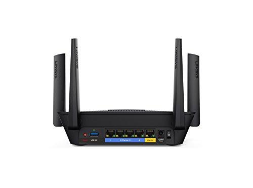 Linksys EA8300 Max-Stream: AC2200 Tri-Band Wi-Fi Router for Wireless Home Network, Uninterrupted Gaming and Streaming, MU-MIMO (Black)