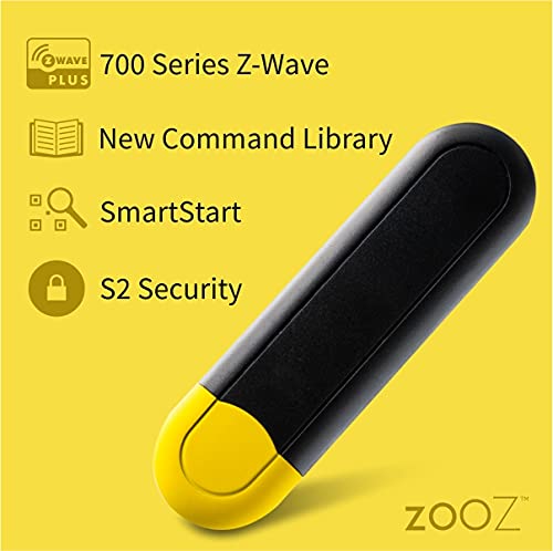 Zooz 700 Series Z-Wave Plus S2 USB Stick ZST10 700, Great for DIY Smart Home (Use with Home Assistant or HomeSeer Software)