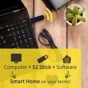 Zooz 700 Series Z-Wave Plus S2 USB Stick ZST10 700, Great for DIY Smart Home (Use with Home Assistant or HomeSeer Software)