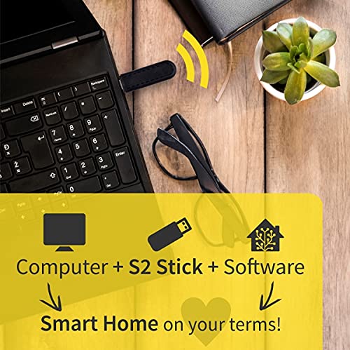 Zooz 700 Series Z-Wave Plus S2 USB Stick ZST10 700, Great for DIY Smart Home (Use with Home Assistant or HomeSeer Software)