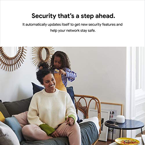 Google Nest WiFi Router – 4x4 AC2200 Mesh Wi-Fi Router with 2200 sq ft Coverage (Renewed)