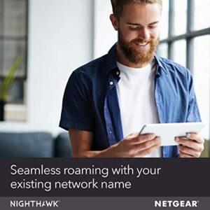 NETGEAR WiFi Mesh Range Extender EX7500 - Coverage up to 2300 sq.ft. and 45 devices with AC2200 Tri-Band Wireless Signal Booster & Repeater (up to 2200Mbps speed), plus Mesh Smart Roaming