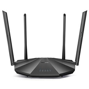 tenda ac2100 smart wifi router ac19 – dual band gigabit wireless (up to 2033 mbps) internet router for home | 4 lan ports+1 usb port | 4x4 mu-mimo technology | parental control compatible with alexa