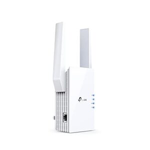 tp-link ax1800 wifi 6 extender(re605x)-internet booster, covers up to 1500 sq.ft and 30 devices,dual band repeater up to 1.8gbps speed, ap mode, gigabit port