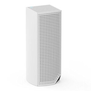 Linksys WHW0301 Velop Intelligent Mesh WiFi System: AC2200 Tri-Band Wi-Fi Router, Wireless Network for Full-Speed Home Coverage (White, 1-Pack)