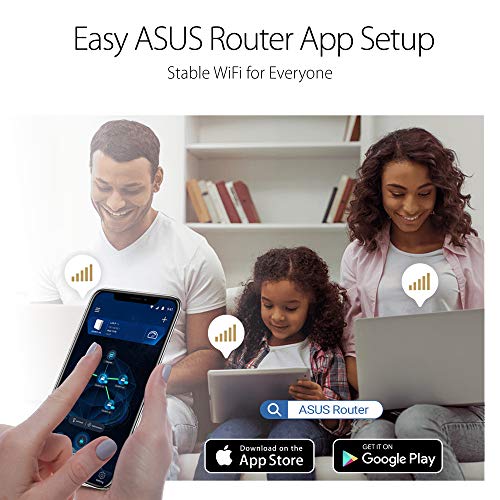 ASUS AC1750 WiFi Router (RT-ACRH18) - Dual Band Wireless Internet Router, Easy Setup, Parental Control, USB 3.0, AiRadar Beamforming Technology extends Speed, Stability & Coverage, MU-MIMO