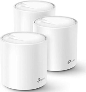 tp-link deco x60 wifi 6 ax3000 whole-home mesh wi-fi system, 3-pack