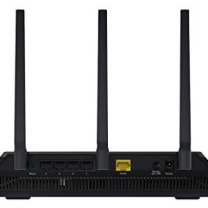 NETGEAR Nighthawk R7350 AC2400 Router: Fast Beamforming Wi-Fi for Gaming, 4K UHD Streaming. 2400Mbps, 2500 Sq Ft, QoS, Dual Core, 2.4 + 5GHz, 5 x GIGABIT + USB 3.0 Port, Smart WiFi Router R7350-NAS