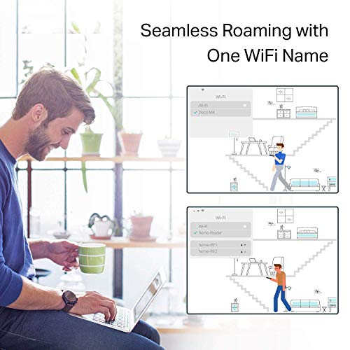 TP-Link Deco Powerline Hybrid Mesh WiFi System –Up to 6,000 sq.ft Whole Home Coverage, WiFi Router/Extender Replacement,Signal Through Walls, Seamless Roaming, Parental Controls(Deco P9) (Renewed)