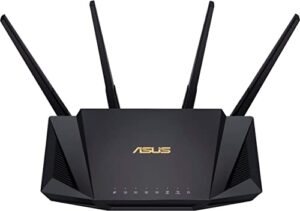 asus rt-ax58u dual band wifi router (rt-ax3000) (renewed)