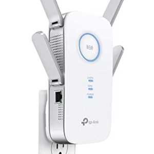 tp-link AC2600 Dual Band Wi-Fi Range Extender w/Gigabit Ethernet Port, Extends WiFi to Smart Home & Alexa Devices, 4x4 MU-MIMO (RE650) (Renewed)