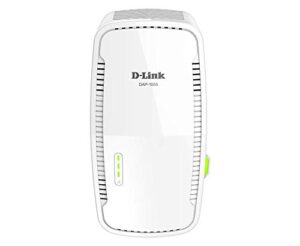 d-link wifi range extender mesh gigabit ac1900 dual band plug in wall signal booster wireless or ethernet port smart home access point (dap-1955-us)