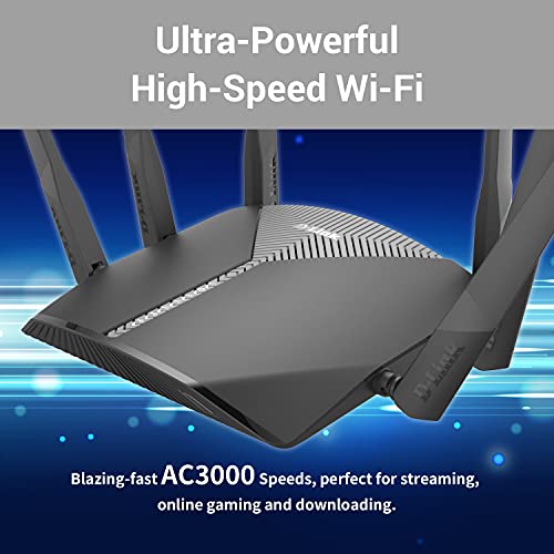 D-Link WiFi Router AC3000, Smart, Mesh (DIR-3040)