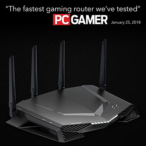 NETGEAR Nighthawk Pro Gaming XR500 WiFi Router with 4 Ethernet Ports and Wireless speeds up to 2.6 Gbps, AC2600, Optimized for Low ping (Renewed)