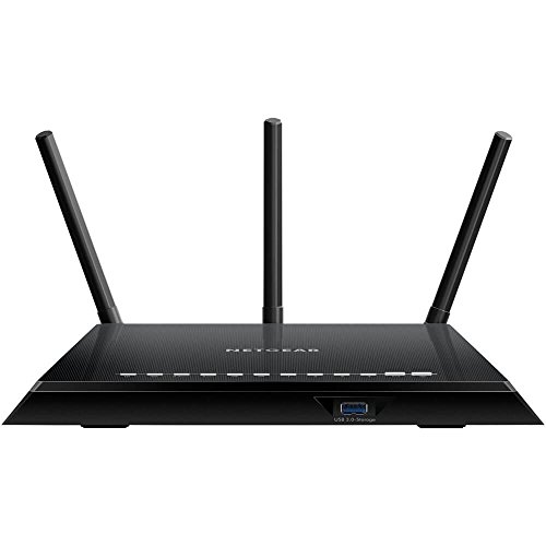 NETGEAR Smart WiFi Router with Dual Band Gigabit for Amazon Echo/Alexa - AC1750 (R6400-100NAS)