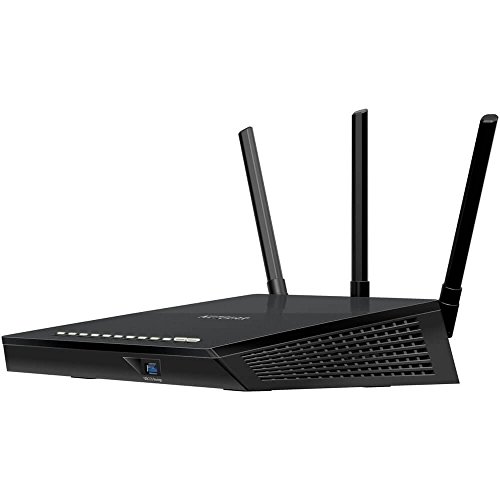 NETGEAR Smart WiFi Router with Dual Band Gigabit for Amazon Echo/Alexa - AC1750 (R6400-100NAS)