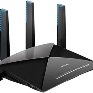 NETGEAR Nighthawk X10 Smart WiFi Router (R9000) - AD7200 Wireless Speed (up to 7200 Mbps) for 60Ghz WiFi Devices | Up to 2500 sq ft Coverage | 6 x 1G Ethernet, 1 x 10G SFP+, and 2 USB ports