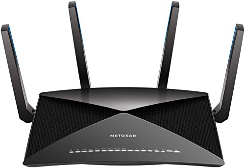 NETGEAR Nighthawk X10 Smart WiFi Router (R9000) - AD7200 Wireless Speed (up to 7200 Mbps) for 60Ghz WiFi Devices | Up to 2500 sq ft Coverage | 6 x 1G Ethernet, 1 x 10G SFP+, and 2 USB ports