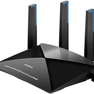 NETGEAR Nighthawk X10 Smart WiFi Router (R9000) - AD7200 Wireless Speed (up to 7200 Mbps) for 60Ghz WiFi Devices | Up to 2500 sq ft Coverage | 6 x 1G Ethernet, 1 x 10G SFP+, and 2 USB ports