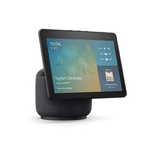 echo show 10 (3rd gen) | hd smart display with motion and alexa | charcoal