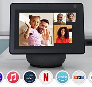 Echo Show 10 (3rd Gen) | HD smart display with motion and Alexa | Charcoal