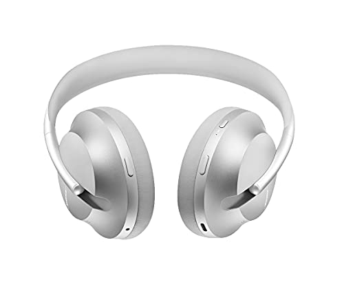 Bose Noise Cancelling Headphones 700 — Over Ear, Wireless Bluetooth Headphones with Built-In Microphone for Clear Calls & Alexa Voice Control, Silver Luxe