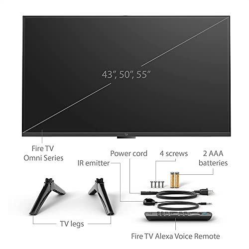 Amazon Fire TV 50" Omni Series 4K UHD smart TV, hands-free with Alexa