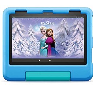 All-new Amazon Fire HD 8 Kids tablet, 8" HD display, ages 3-7, includes 2-year worry-free guarantee, Kid-Proof Case, 32 GB, (2022 release), Blue