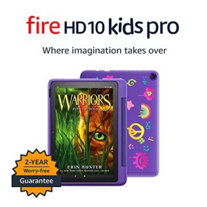 Amazon Fire HD 10 Kids Pro tablet, 10.1", 1080p Full HD, ages 6–12, 32 GB, (2021 release), named"Best Tablet for Big Kids" by Good Housekeeping, Doodle