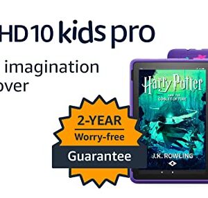 Amazon Fire HD 10 Kids Pro tablet, 10.1", 1080p Full HD, ages 6–12, 32 GB, (2021 release), named"Best Tablet for Big Kids" by Good Housekeeping, Doodle