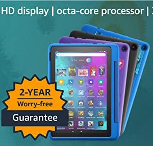 Amazon Fire HD 10 Kids Pro tablet, 10.1", 1080p Full HD, ages 6–12, 32 GB, (2021 release), named"Best Tablet for Big Kids" by Good Housekeeping, Doodle