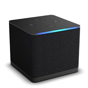 all-new fire tv cube, hands-free streaming device with alexa, wi-fi 6e, 4k ultra hd