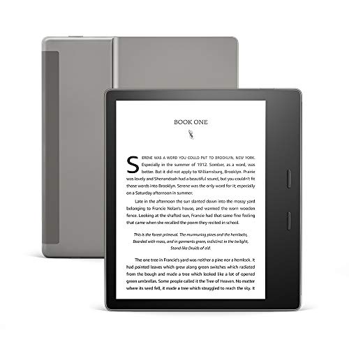 Kindle Oasis – With 7” display and page turn buttons