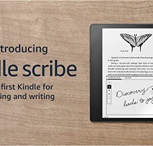 Introducing Kindle Scribe (64 GB), the first Kindle for reading and writing, with a 10.2” 300 ppi Paperwhite display, includes Premium Pen + 3 Months Free Kindle Unlimited (with auto-renewal)