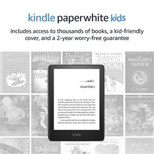 Kindle Paperwhite Kids (8 GB) – Made for reading - access thousands of books with Amazon Kids+, 2-year worry-free guarantee